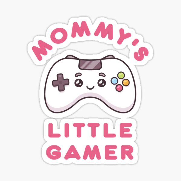 "mommys little gamer Classic" Sticker for Sale by MARWANSON | Redbubble