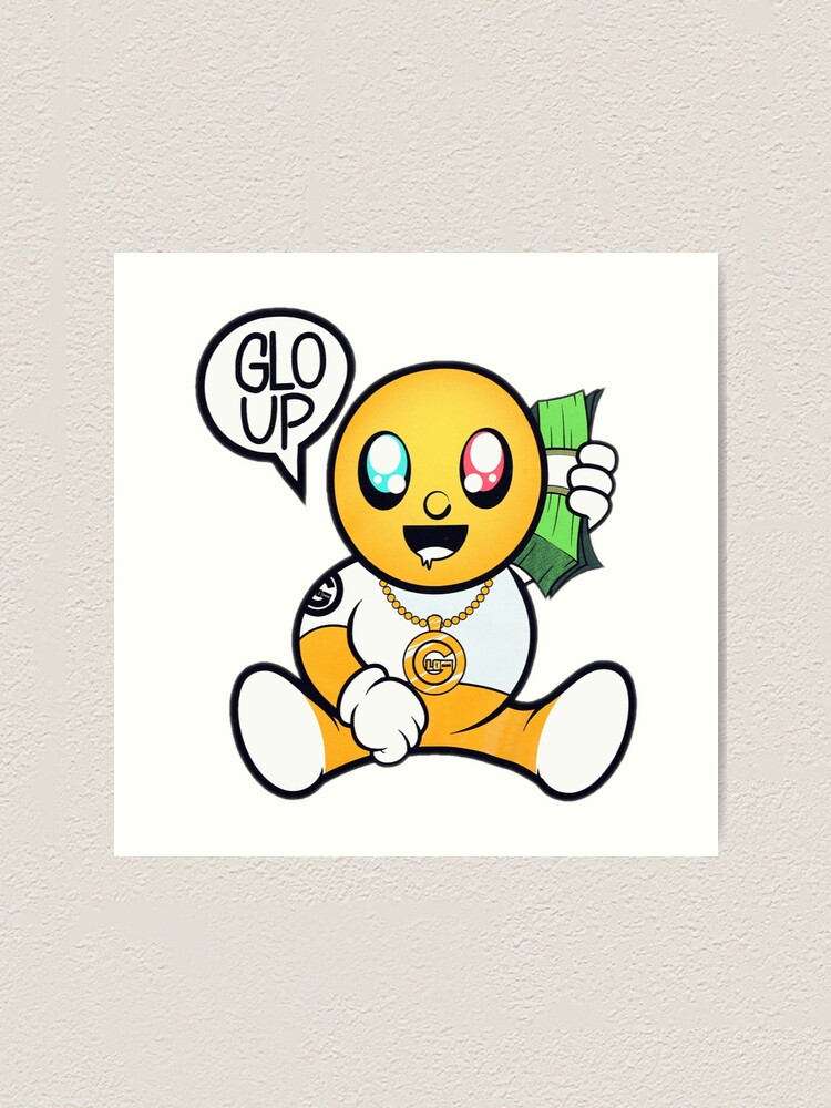 "Glo Up Glogangworldwide" Art Print by Glogangclothing | Redbubble