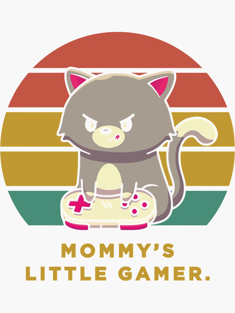 "mommys little gamer Classic" Sticker for Sale by MARWANSON | Redbubble