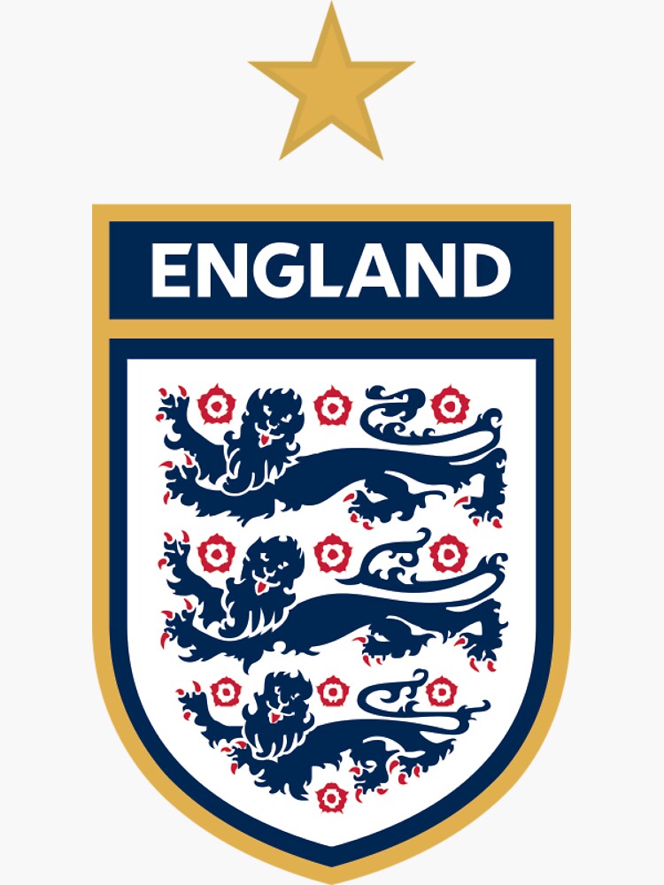 "england football logo" Sticker for Sale by APURU | Redbubble