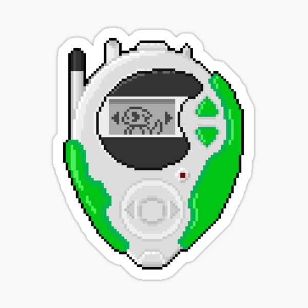 "Pixel Art Digi Device" Sticker for Sale by SodPodShop | Redbubble