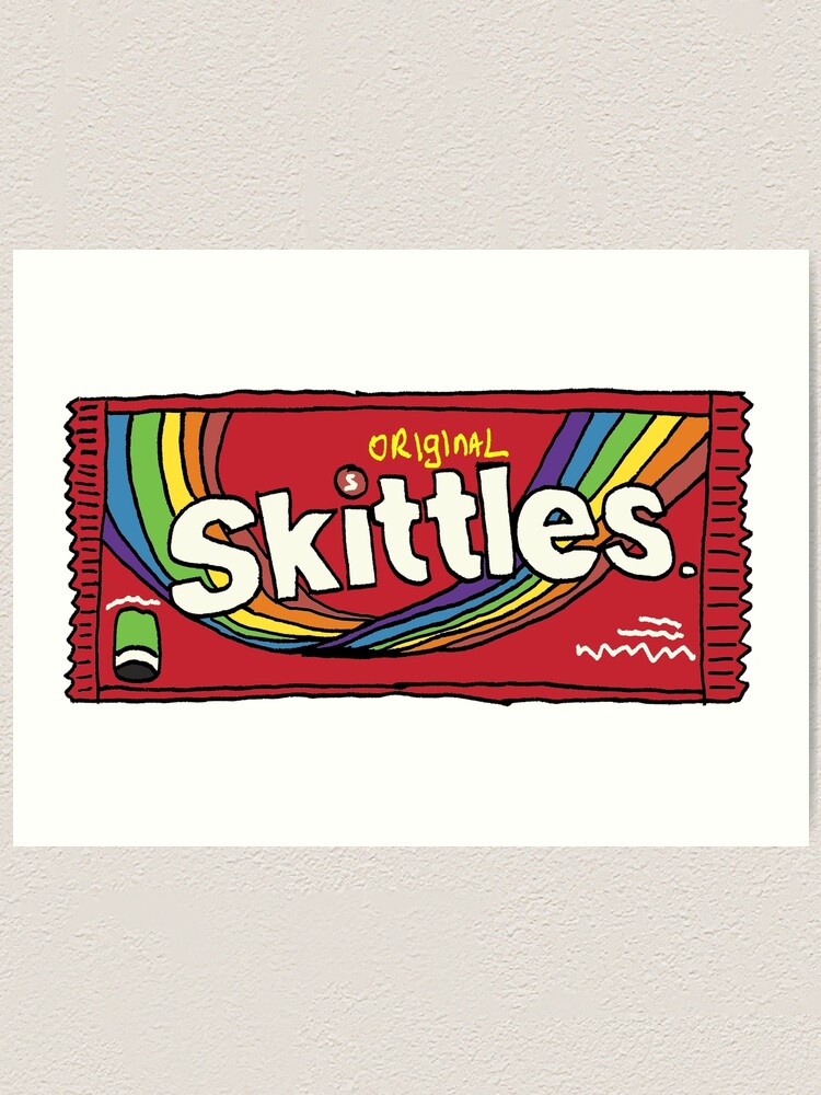 "Skittles Illustration" Art Print for Sale by parttimetrash | Redbubble