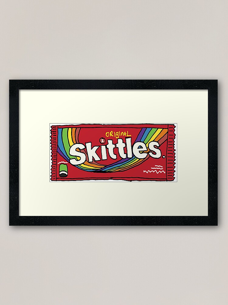 "Skittles Illustration" Framed Art Print for Sale by parttimetrash ...
