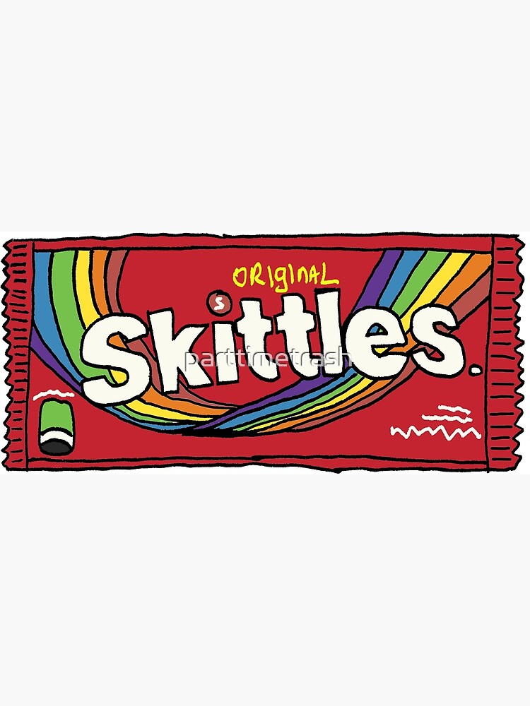 "Skittles Illustration" Art Print for Sale by parttimetrash | Redbubble