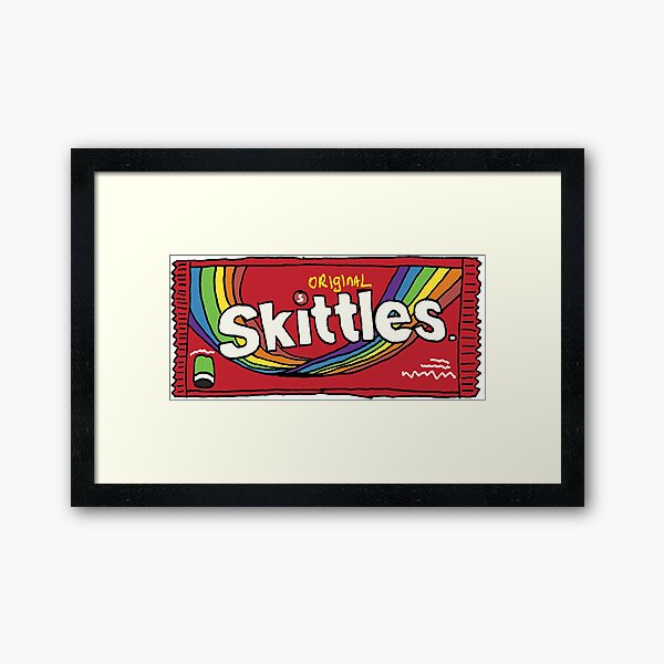 "Skittles Illustration" Framed Art Print for Sale by parttimetrash ...
