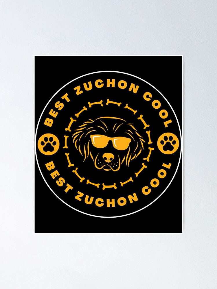 Póster «Mamá Zuchon, Perro Zuchon, Cachorro Shichon, Cachorros Shichon ...