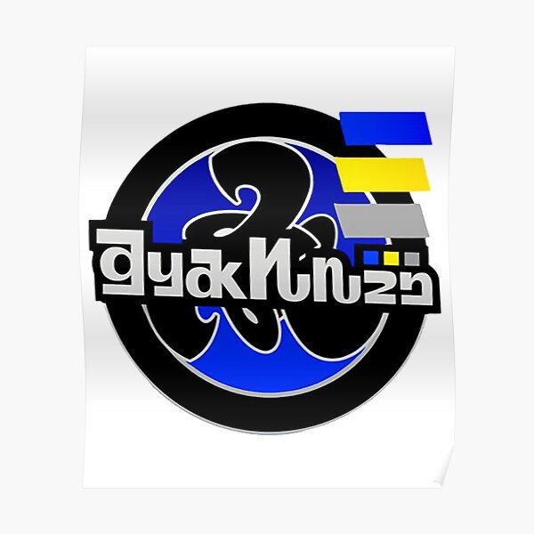 "Deep cut logo dyak" Poster for Sale by WilliamLLee | Redbubble