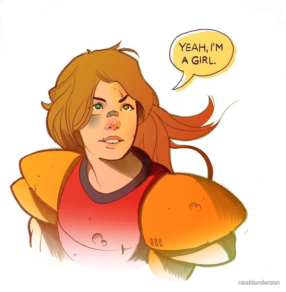 "Metroid is a Girl." by nealdanderson | Redbubble