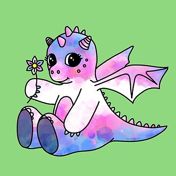 "Little Trans Dragon" Sticker for Sale by artbyveya | Redbubble