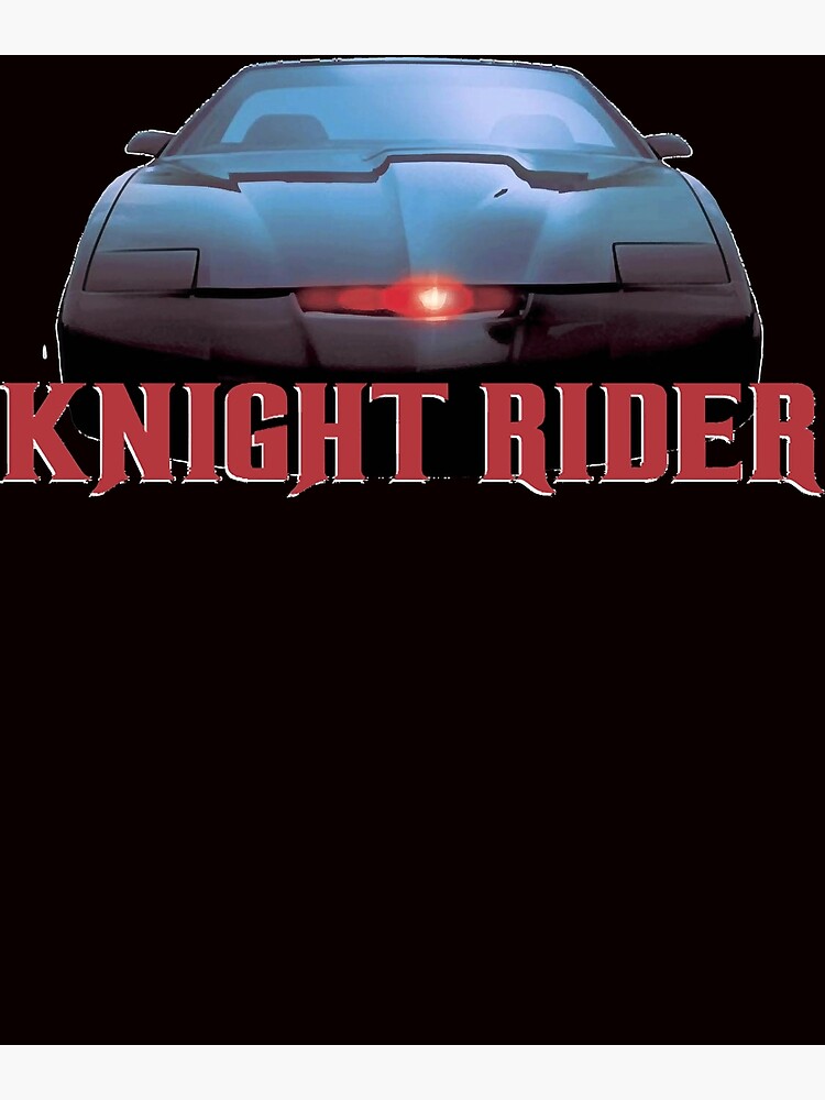 "KITT Knight Rider" Poster for Sale by RICHARDWOMBLE | Redbubble