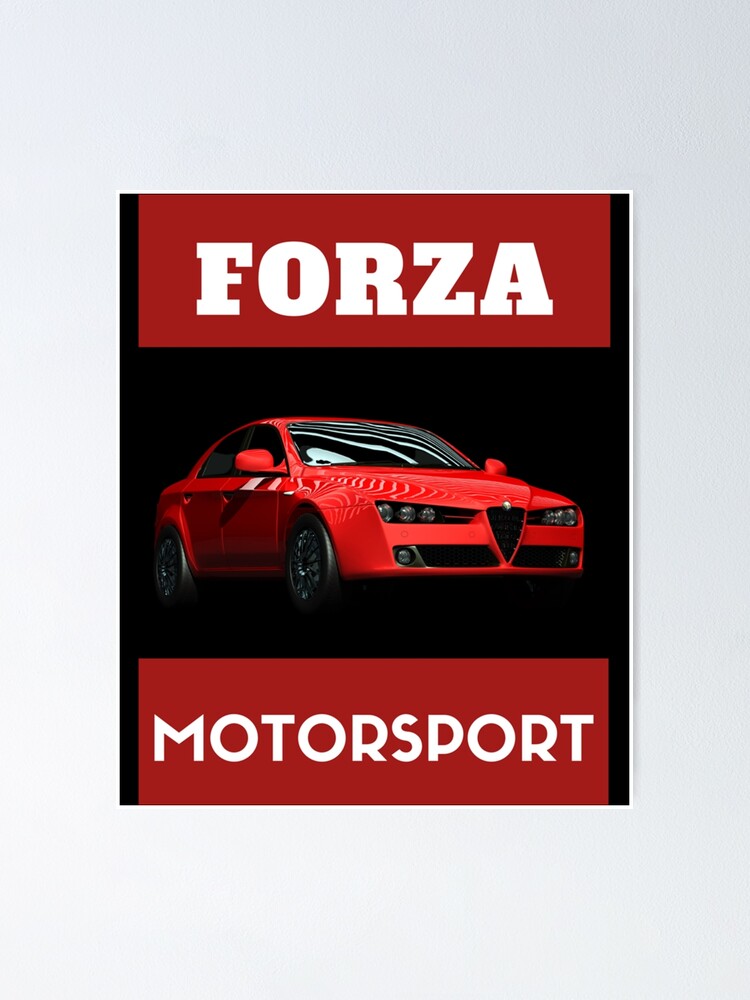 "Forza Motorsport Car " Poster for Sale by CarRosa | Redbubble