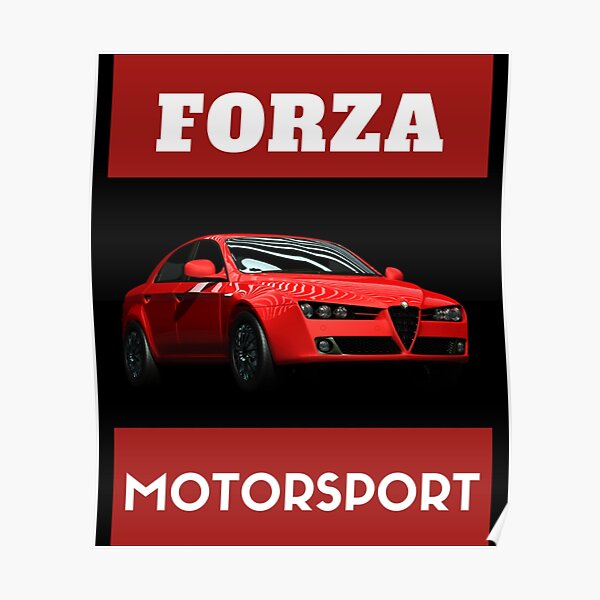 "Forza Motorsport Car " Poster for Sale by CarRosa | Redbubble