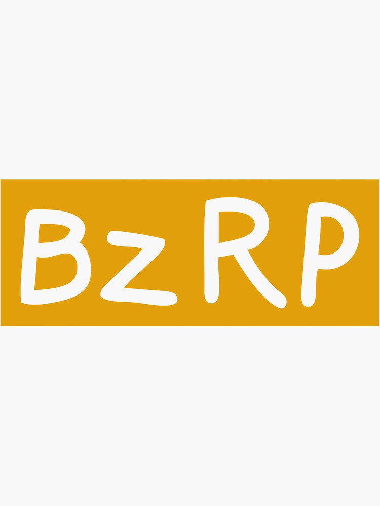 "bzrp" Sticker for Sale by BUPASTORES | Redbubble