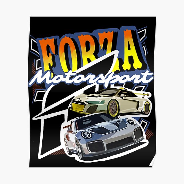 "Rainbow Girls Boys Forza Motorsport Awesome Anime " Poster for Sale by ...