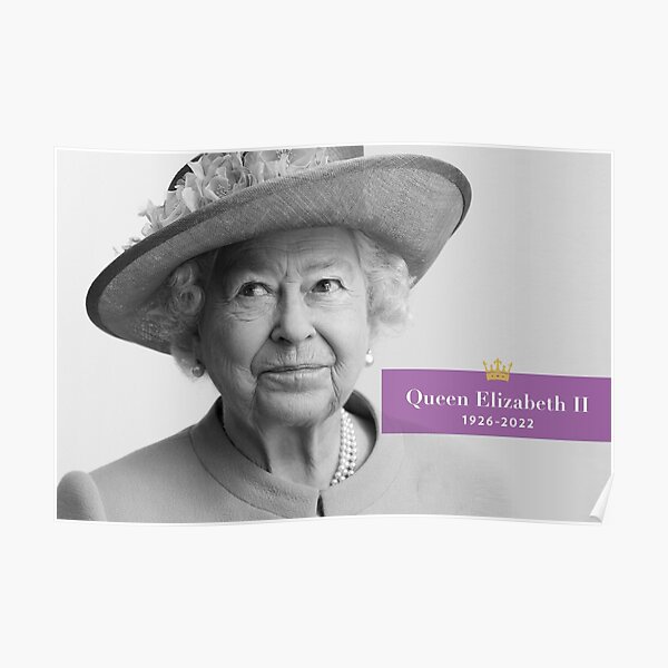 "Farewell Queen Elizabeth II" Poster for Sale by Luvdee | Redbubble