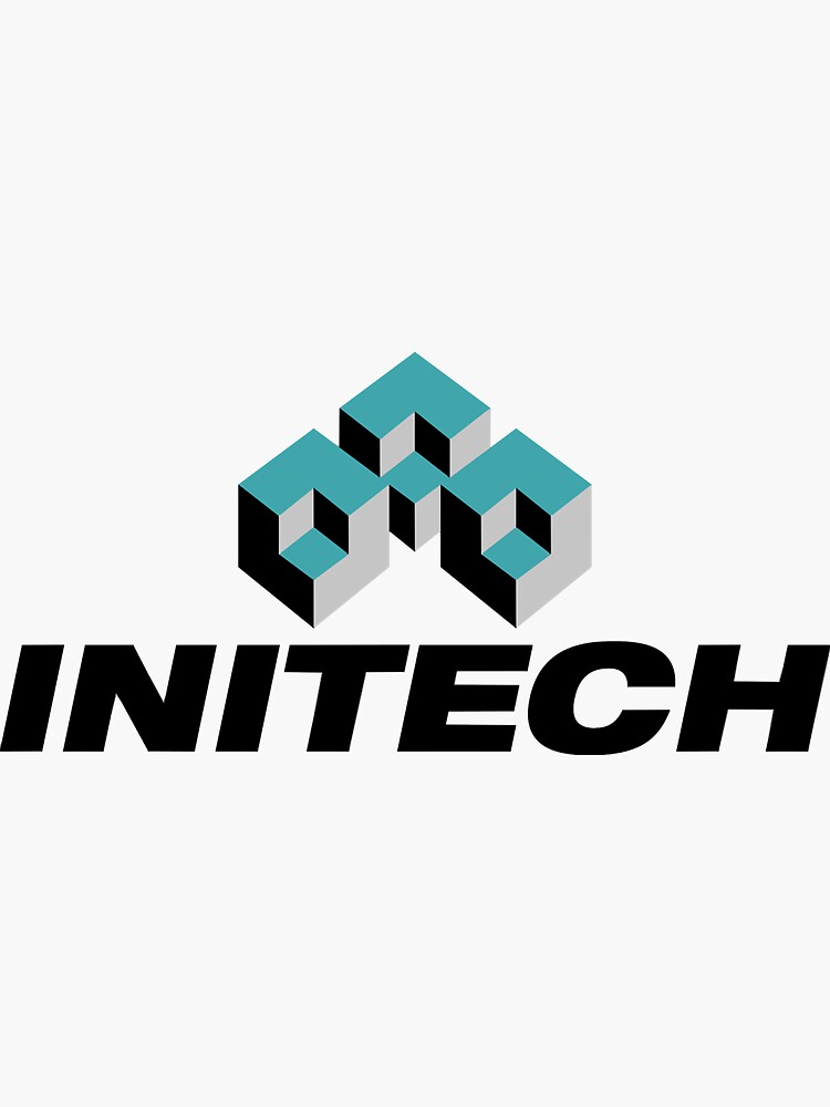 "Initech Logo" Sticker for Sale by BrookeHavko | Redbubble