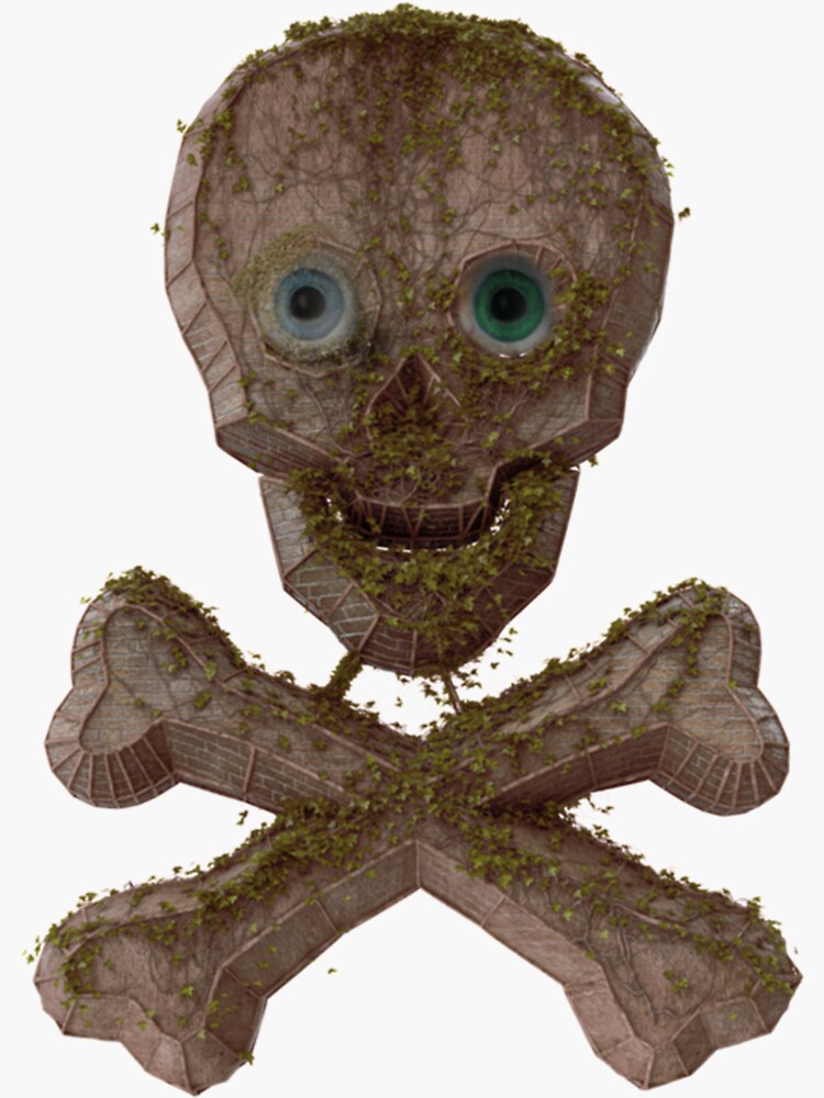 "Skull and Cross Bones" Sticker for Sale by ChristofMann | Redbubble