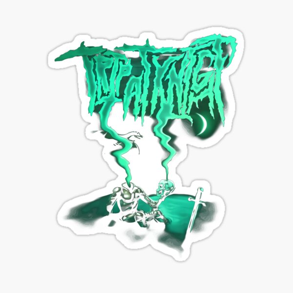 "Trippie Redd - KNIGHTENGALE" Sticker for Sale by keritrotter | Redbubble