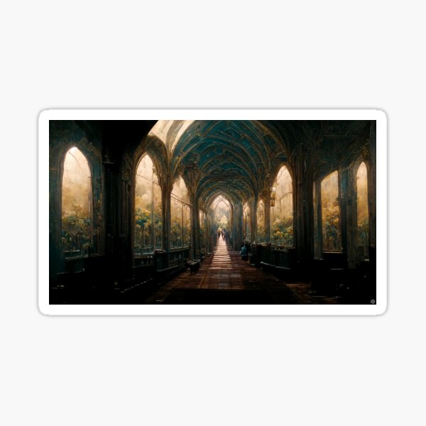 "Corridor" Sticker for Sale by RicoInStudios | Redbubble
