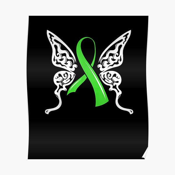 "butterfly green ribbon non hodgkin lymphoma lymphocytes" Poster for ...