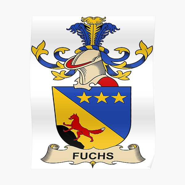 "Fuchs" Poster for Sale by HaroldHeraldry | Redbubble