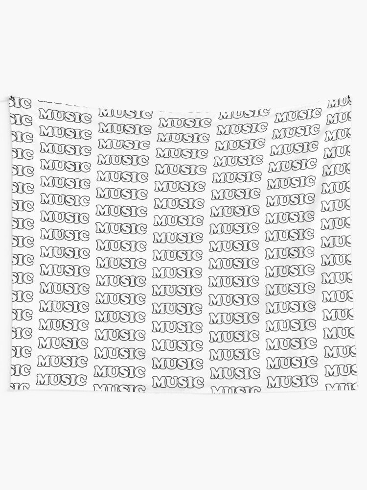 ""Music" in Odd Future font" Tapestry for Sale by meganbxiley | Redbubble