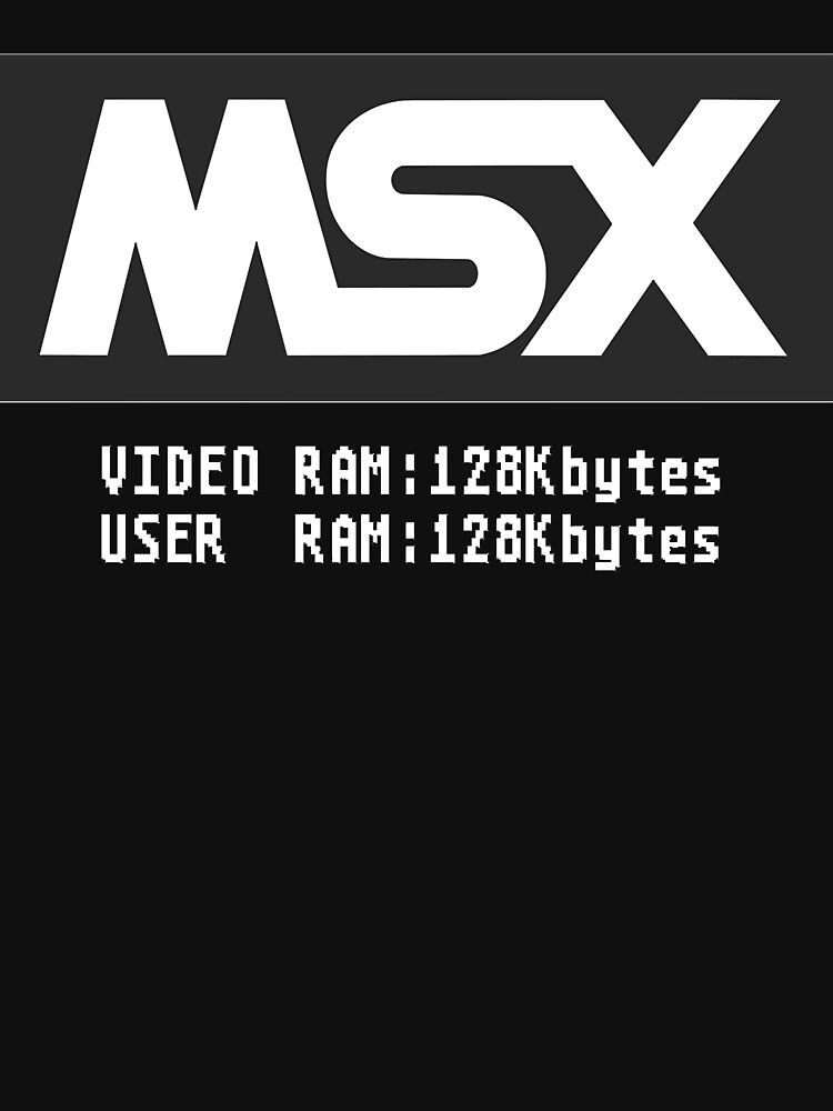 "MSX BIOS" T-shirt for Sale by TEDSHINE99 | Redbubble | msx bios t-shirts