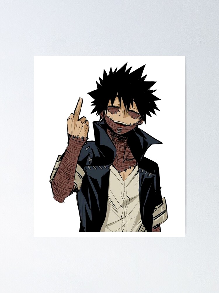 Dabi Mha Ok Poster For Sale By Herwigvob Redbubble
