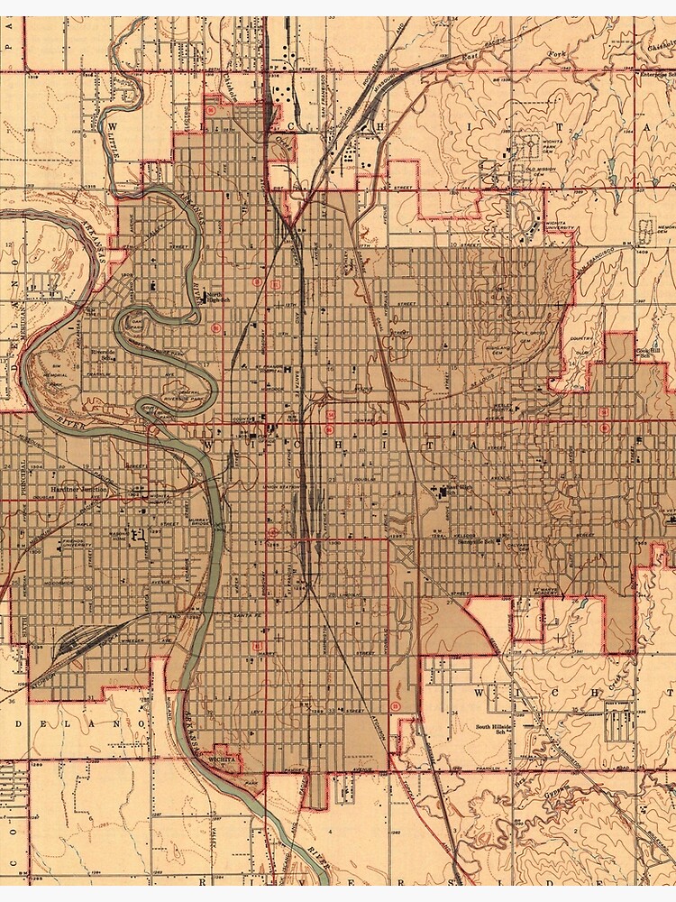 Wichita Kansas Map