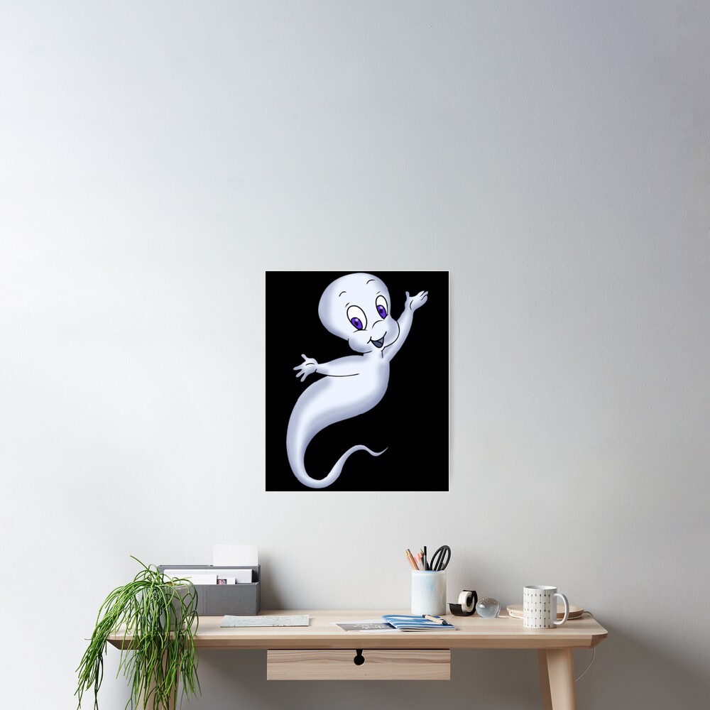 "Casper Ghost meme" Poster for Sale by DanettaVandiver | Redbubble