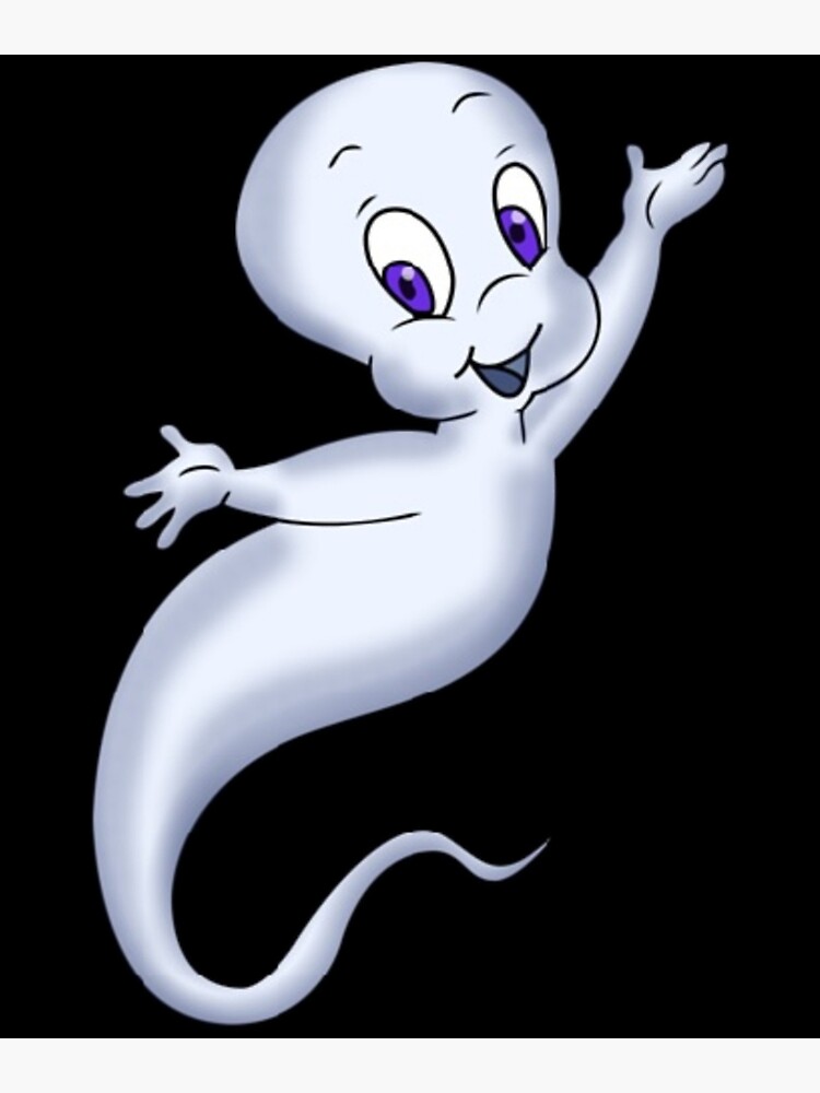 "Casper Ghost meme" Art Print for Sale by DanettaVandiver | Redbubble