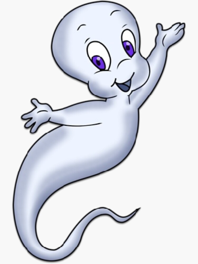 "Casper Ghost meme" Sticker for Sale by DanettaVandiver | Redbubble