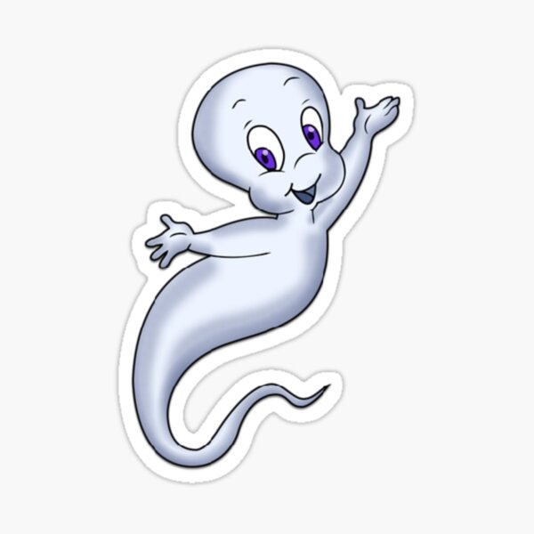 "Casper Ghost meme" Sticker for Sale by DanettaVandiver | Redbubble
