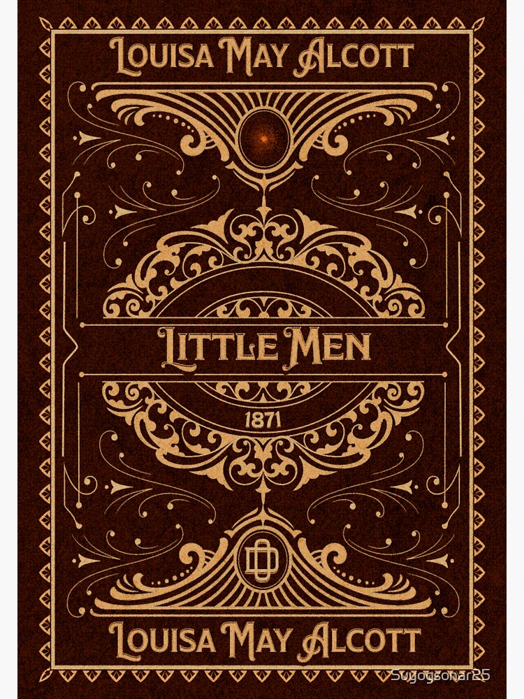 "Little Men - Louisa May Alcott Book Cover Art " Sticker for Sale by ...