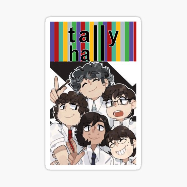 "Tally Hall Anime " Sticker for Sale by marlonwsl39 | Redbubble
