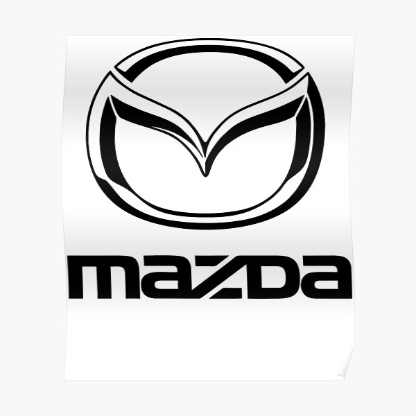 "Mazda Logo Merchandise " Poster for Sale by BernardoOr | Redbubble