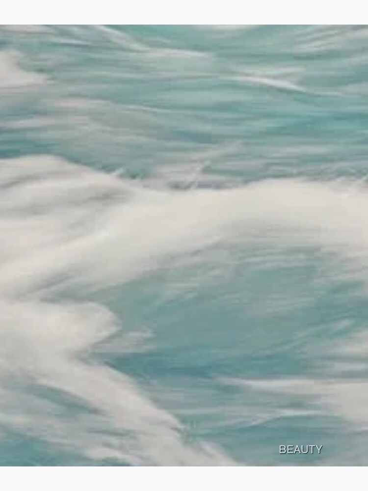 " Cute colourful blue sea or ocean water or blue water design" Sticker ...