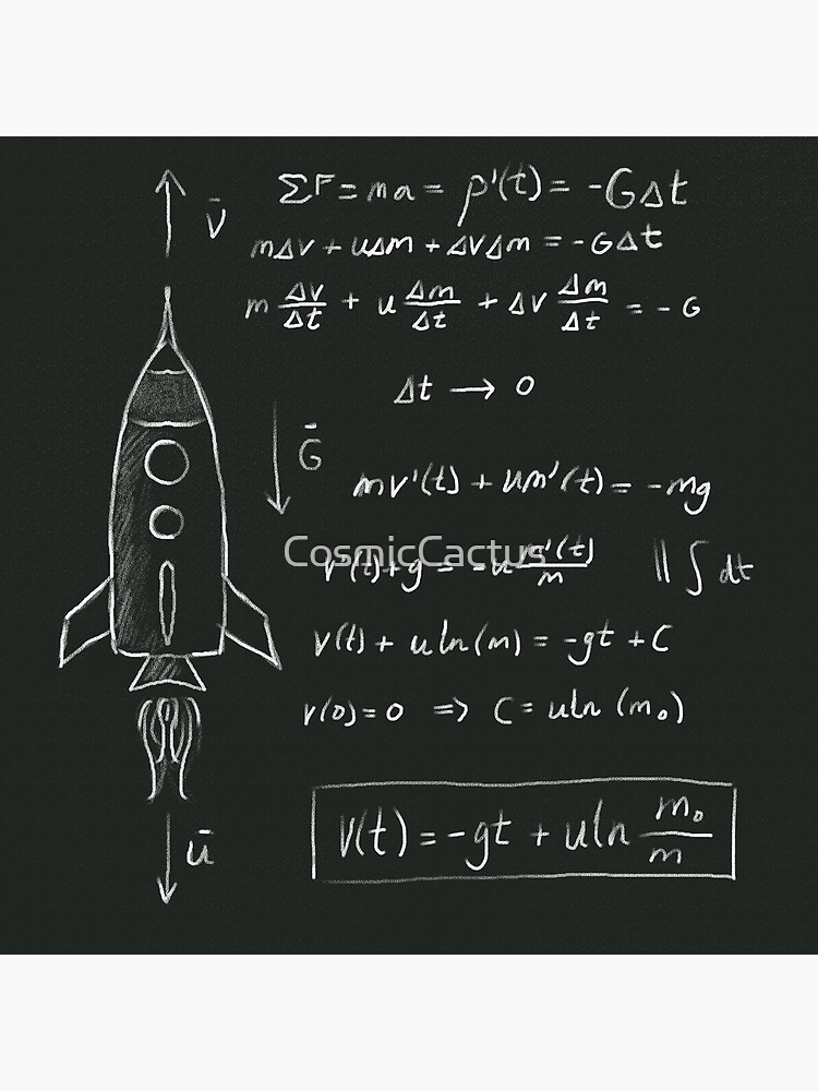 "Rocket science" Poster for Sale by CosmicCactus | Redbubble