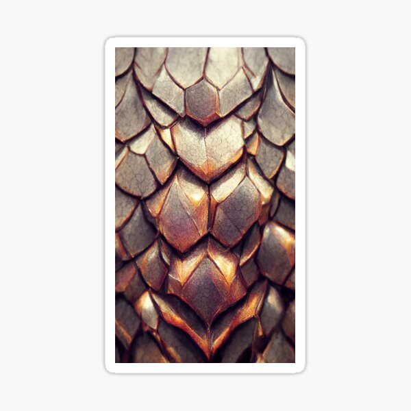 "Dragon scale armour" Sticker for Sale by NianderQuinn | Redbubble
