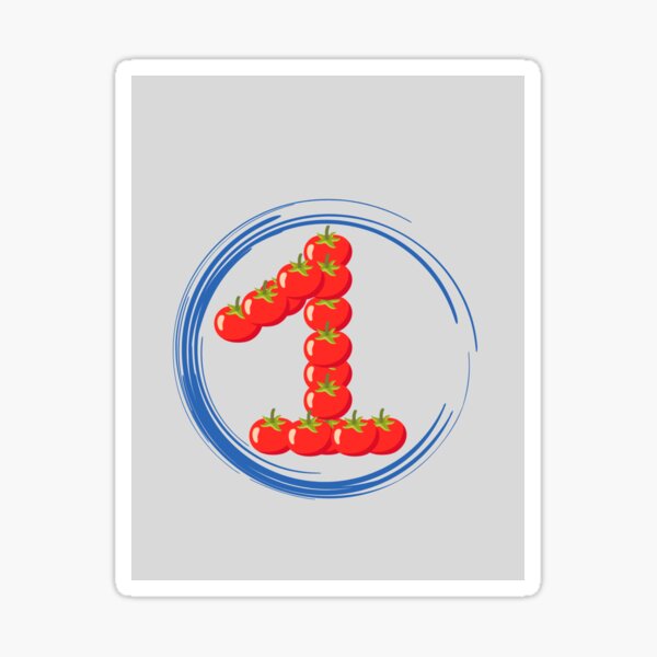 "Number One" Sticker for Sale by Zolber-Shop | Redbubble