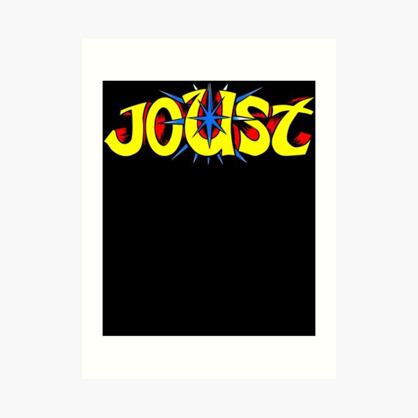 "Joust Logo" Art Print for Sale by Speakman1 | Redbubble