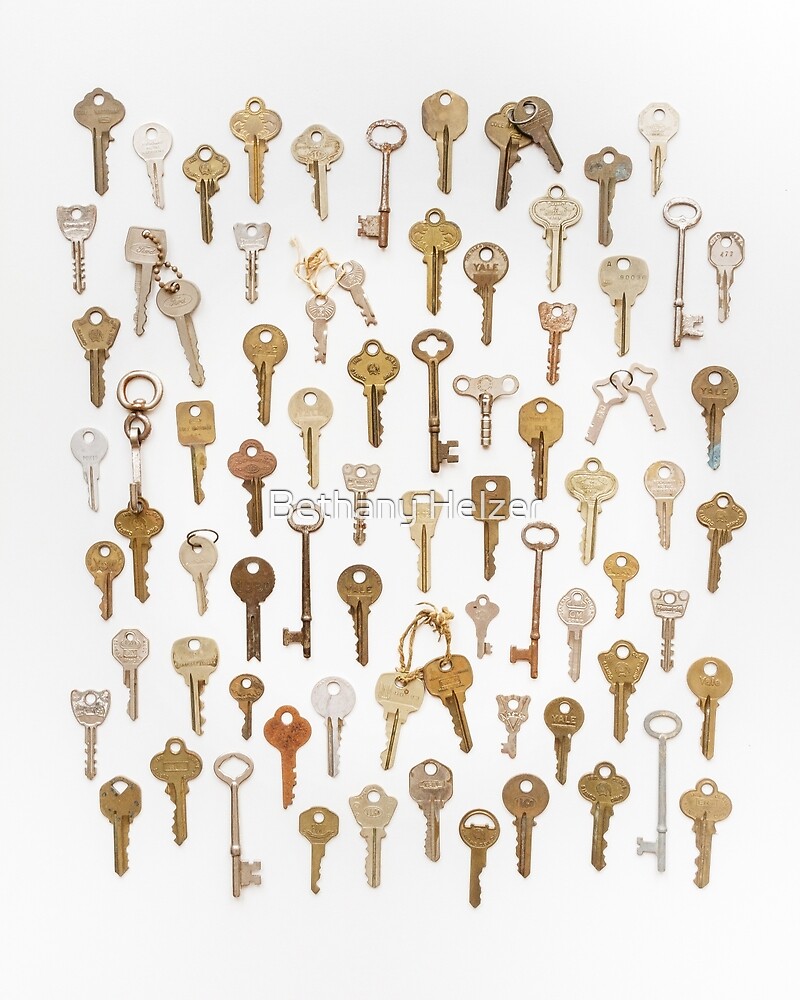 "Found Keys" by Bethany Helzer | Redbubble