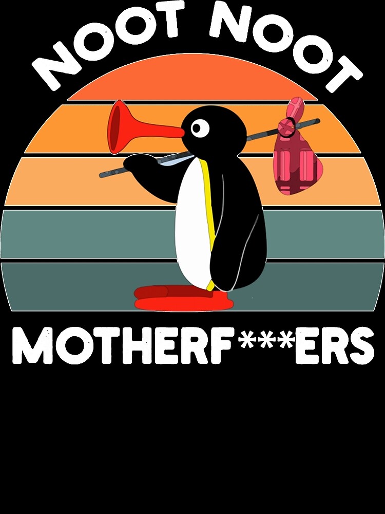 "Noot Noot Motherf Pingu Shirt Pingu Meme Tee Funny Gift Noot Noot Pingu " Greeting Card for ...