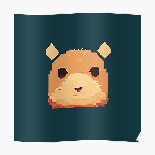 Póster «Cara de capibara de píxeles | Carpincho Pixel Art» de ... Póster «Cara de capibara de píxeles | Carpincho Pixel Art» de ...