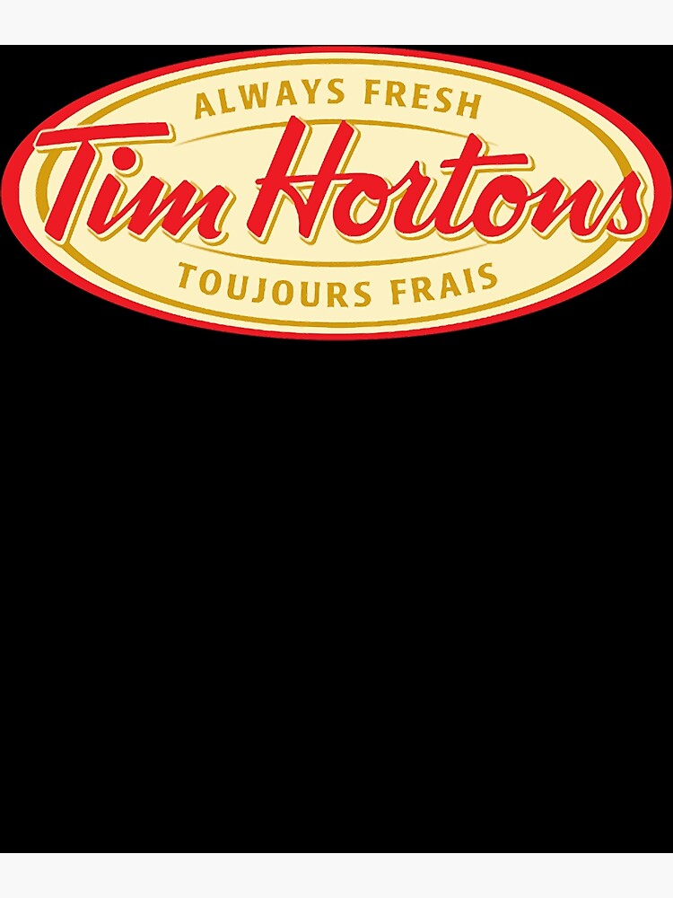 Póster «mercancía del logotipo de tim hortons» de gurnaazobhof | Redbubble