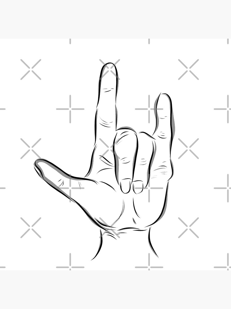 I Love You in ASL: II Premium Matte Vertical Poster sold by Chinedu ...