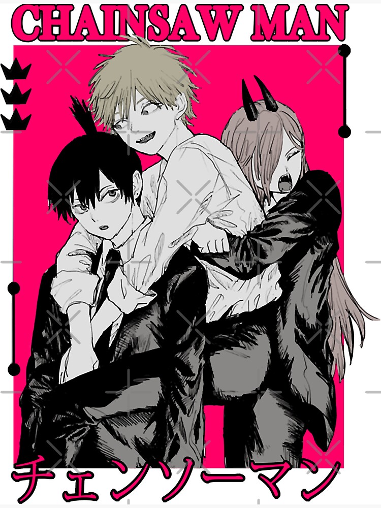 "Active Poor Young Man Contracted The Devil Life Chainsaw Man Friends ...