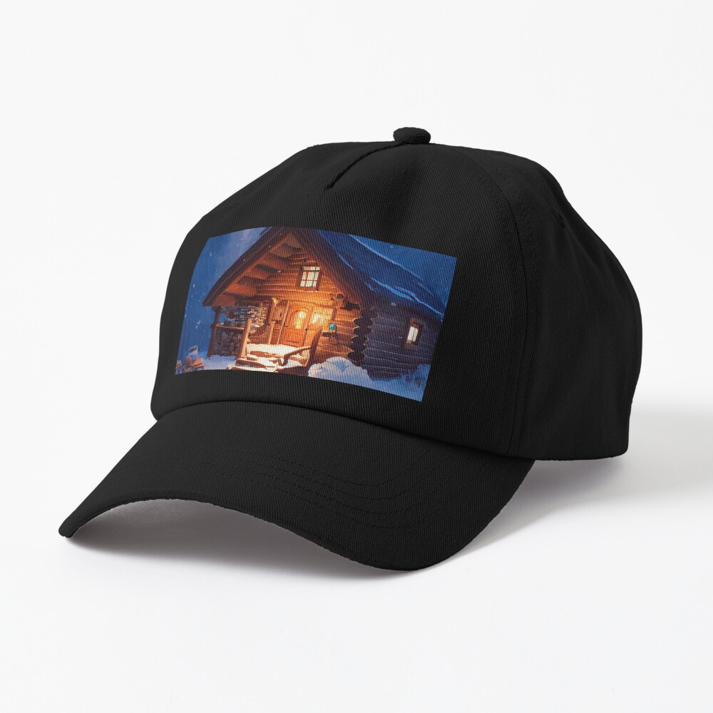 "Cozy Winter Cabin" Poster for Sale by devath | Redbubble