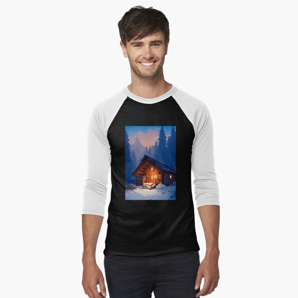 "Cozy Winter Cabin" Poster for Sale by devath | Redbubble