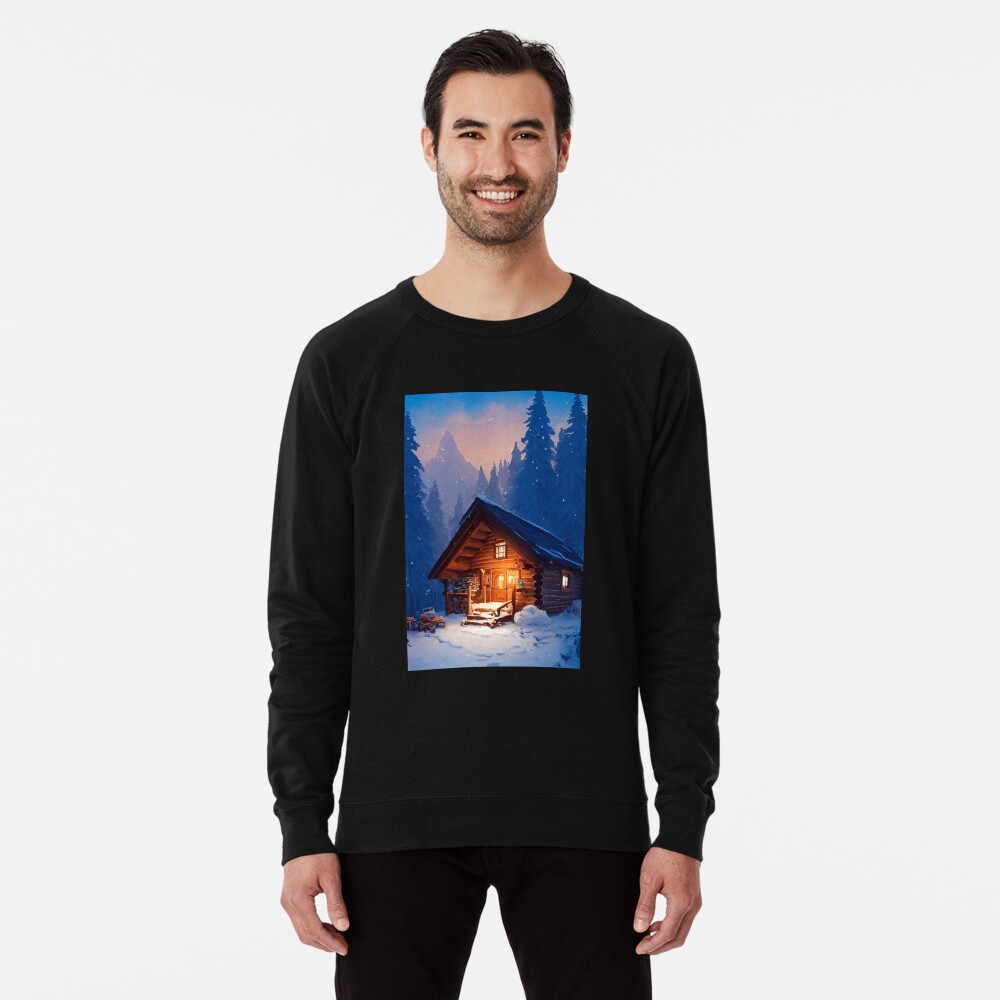 "Cozy Winter Cabin" Poster for Sale by devath | Redbubble